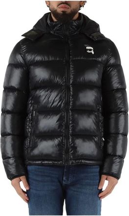 Karl Lagerfeld Homme, Vestes, Noir, Taille: XL NFT Piumino