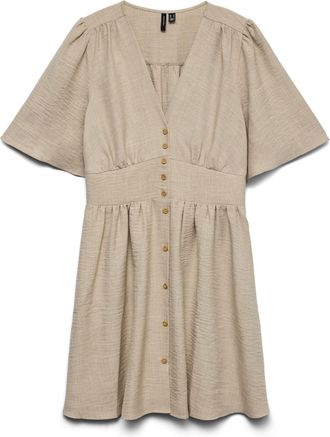 Vero Moda Vmmelaney 2/4 Short Dress WVN Noos, XS