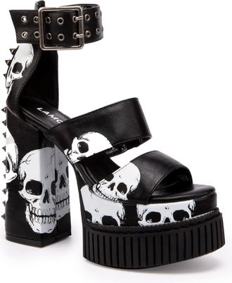 Lamoda Damen Fallen Angel Court Shoe, Black Skull, 37 EU