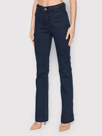 Morgan Jeans 221-PSVEN Dunkelblau Bootcut Fit