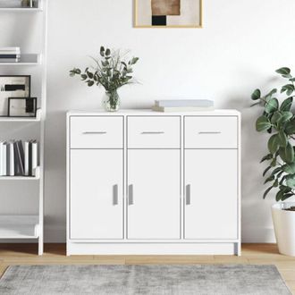 vidaXL Buffet blanc 91x28x75 cm bois ding&eacute;nierie Vidaxl