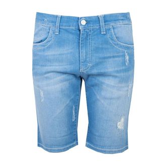 Dirk Bikkembergs Short en jean - Homme - Shorts - Bleu - Taille: W34