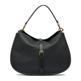 Etro Schwarze Leder-Schultertasche - - Bags - Damen - Schwarzk - ONE SIZE