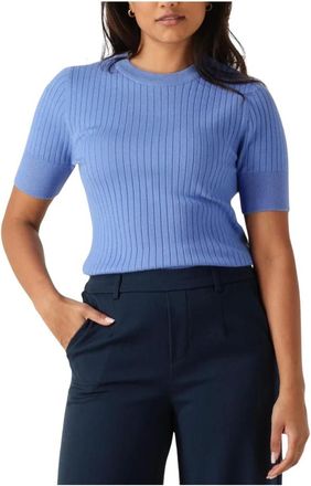 Object Object, Damen, Strickwaren, Blau, XLGr&ouml;&szlig;e