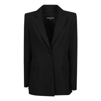 Patrizia Pepe Sakko mit einem Knopf - - Jackets - Damen - Schwarzk - S