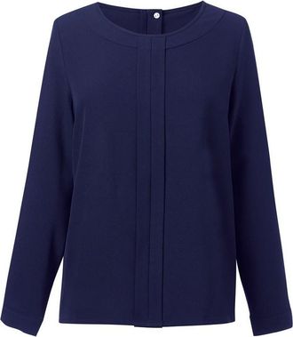 Brook Taverner Roma Bluse f&uuml;r Damen Lang&auml;rmlig (Marineblau)