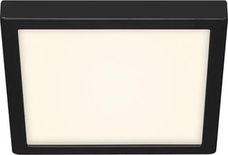 Briloner Leuchten - LED Deckenleuchte, Deckenlampe, 21 Watt, 2.000 Lumen, 4.000 Kelvin, Schwarz-Wei&szlig;, 300x300x32mm (LxBxH)