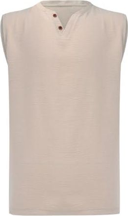 Generic Chemises de plage sans manches pour hommes, d&eacute;bardeurs d&eacute;t&eacute; d&eacute;bardeurs col en V maillot de corps ample d&eacute;bardeur de sport, respirant &agrave; s&eacute;chage rapide,