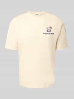 Drykorn T-Shirt mit Motiv-Print und Rundhalsausschnitt