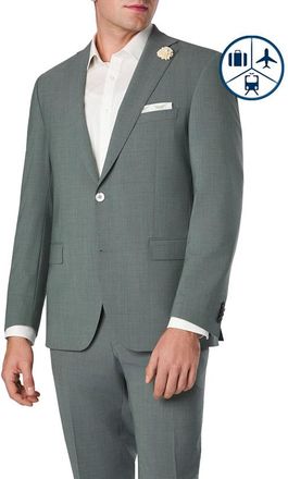 Carl Gross Carl Gross Herren Sakko grün meliert