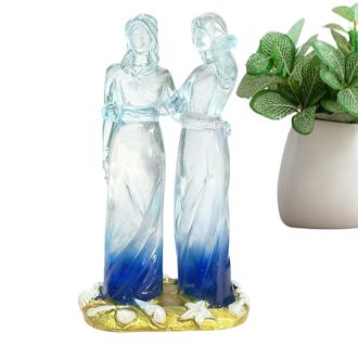 Generico Schwester-Skulptur - Figur aus Kunstharz, 20 cm, emotionale Freundschaftskunst, dekorative Schwestern, Sammlerst&uuml;ck, f&uuml;r Frauen, Geburtstag, Weihnacht