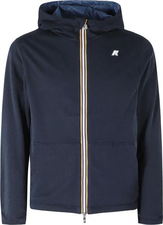 K-Way Homme, Vestes, Bleu, Taille: 2XL Jake Double Interlock Jacket