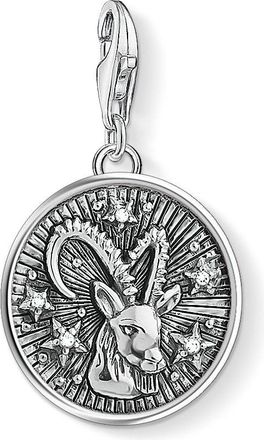 Thomas Sabo Thomas Sabo Damen Herren-Charm-Anhänger Sternzeichen Steinbock Charm Club 925 Sterling Silber 1649-643-21