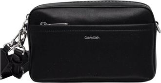 Calvin Klein Femme, Sacs, Noir, Taille: ONE Size Sac en polyur&eacute;thane &agrave; fermeture &eacute;clair