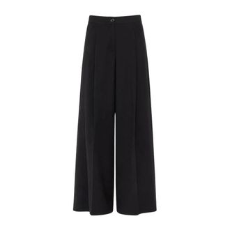 Laneus Wide Hosen - - Trousers - Damen - Schwarzk - S