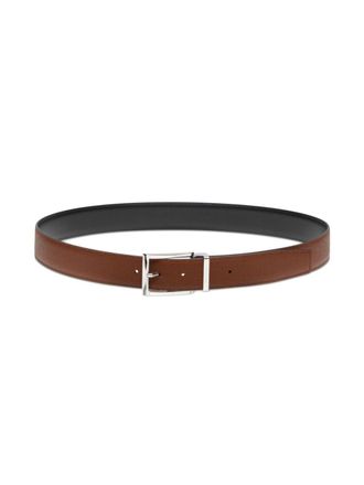 Ferragamo Wendbarer G&uuml;rtel mit Logo-Gravur - Braun