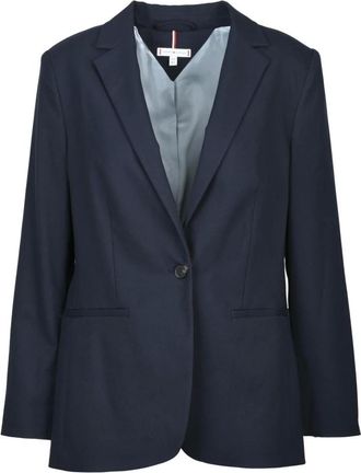 Tommy Hilfiger Femme, Vestes, Bleu, Taille: 36 FR Blazer Sfiancato