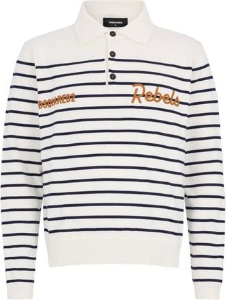Dsquared2 Homme, Tops, Blanc, Taille: M Dsquared2 T-shirts et Polos