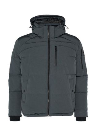 s.Oliver Winterjacke Outdoor-Jacke Wasserabweisende Steppjacke mit abnehmbarer Kapuze
