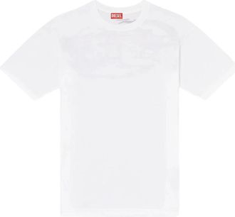 Diesel Homme, Tops, Blanc, Taille: S 100C TEE