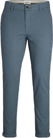 Jack & Jones Jpstmarco Jjfury Ana Noos Homme Pantalon chino, Bleu Jeans Clair, 30W / 34L