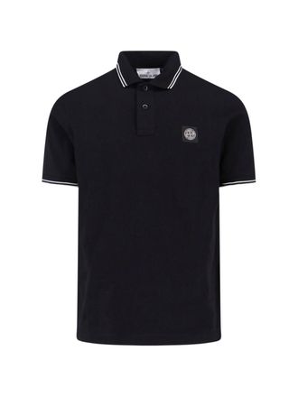 Stone Island Logo Polo Shirt