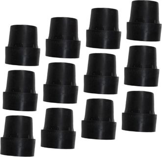 Pretyzoom 12 Stück Teiliges rutschfeste Verschleißfeste Gummifüße für Trampolinbeine Geräuschdämpfend Einfach zu Montieren Langlebig und Sicher für Trampolin Mö