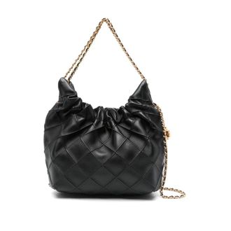 Tory Burch Strukturierte Schwarze Leder Umh&auml;ngetasche - - Bags - Damen - Schwarzk - ONE SIZE