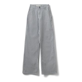 Sofie Schnoor Blau Gestreifte Weite Jeans - - Trousers - Damen - Blau - 2XS