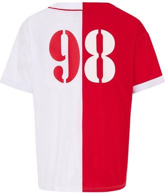 Red Bridge T-Shirt im Baseball-Look - Knopfleiste, Regular Fit, Sportlich