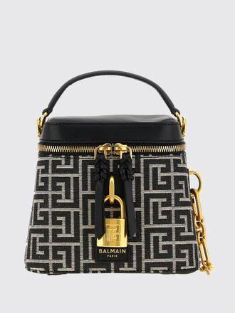 Balmain Mini sac Pulse Vanity avec monogramme PB et cadenas
