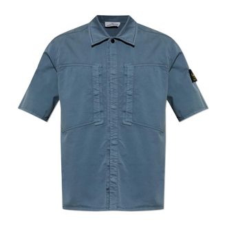 Stone Island Herren, Shirts, Blau, SGr&ouml;&szlig;e