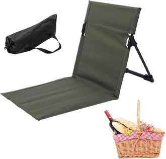 Generico Beach Tumbar Sonnenbett, zusammenklappbar, verstellbarer verstellbarer Sitz, wasserdicht, Reise-Rahmen, bequeme Armlehne, Liegestuhl