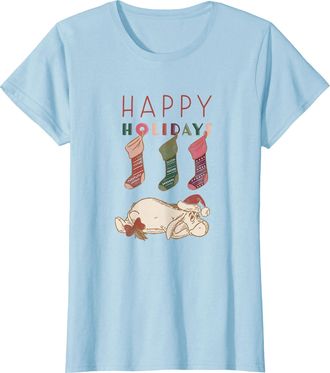 Disney Winnie the Pooh Eeyore Happy Holidays T-Shirt