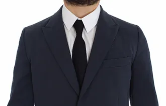Dolce & Gabbana Cotton Stretch Blazer - Blue