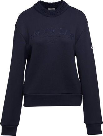 Moncler Femme, Sweatshirts et sweats &agrave; capuche, Bleu, Taille: 40 FR SweaT-shirts