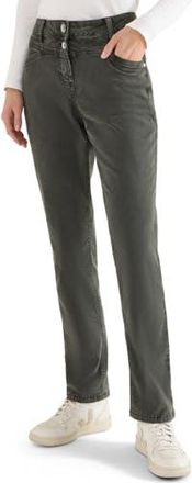 Cecil Pantalon Coupe Droite Raw Kaki 34