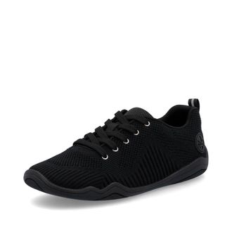 Rieker Damen Low-Top Sneaker 45222, Frauen Halbschuhe, lose Einlage,Strassenschuhe,Freizeitschuhe,Turnschuhe,Laufschuhe,schwarz (00),41 EU / 7.5 UK
