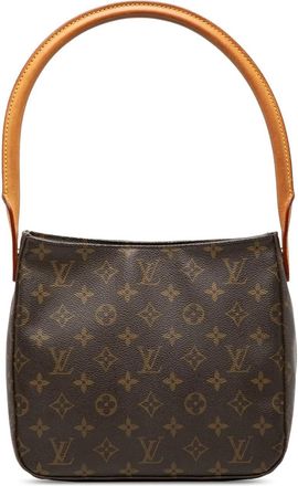 Louis Vuitton Hobo Bags - Monogram Looping MM - Gr. unisize - in Braun - f&uuml;r Damen