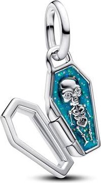 Pandora Moments 794058C01 Breloque en forme de cercueil phosphorescente en argent sterling et oxyde de zirconium Compatible Me and Moments