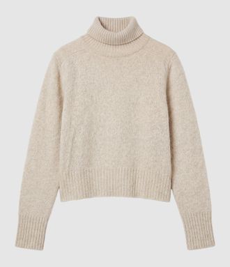 C.T. Plage Pull Ladies High Neck Ivory