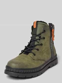 Bugatti Schn&uuml;rboots mit Rei&szlig;verschluss Modell Pallario