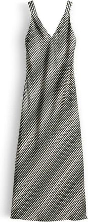 someday Midikleid Qova wave aus Satin mit Schimmer Schimmernd mit Allover-Print f&uuml;r elegante Looks