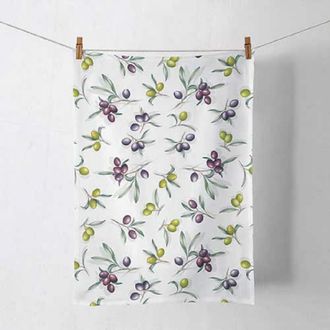 Ambiente K&uuml;chentuch K&ouml;stliche Oliven Motiv Kollektion/Handtuch/Geschirrtuch, 1 St&uuml;ck