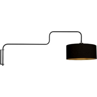Steinhauer Steinhauer - applique murale - Bloeba - noir - m&eacute;tal tissu - &Oslash;