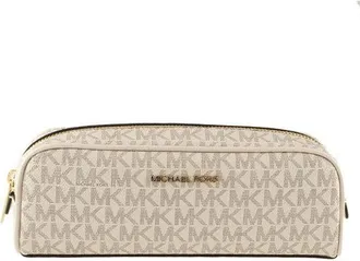 Michael Kors Monogram PVC Travel Wallet - Beige