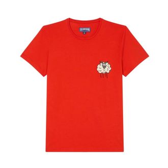 Vilebrequin Thom T-Shirt Year of the Goat - - Tops - Herren - Rot - L