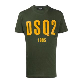 Dsquared2 1895 Logo T-Shirt - - Tops - Herren - Gr&uuml;n - XL