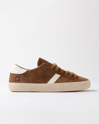 D.A.T.E. hill low suede cuoio