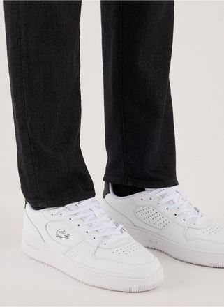 Lacoste Baskets en cuir m&eacute;lang&eacute;